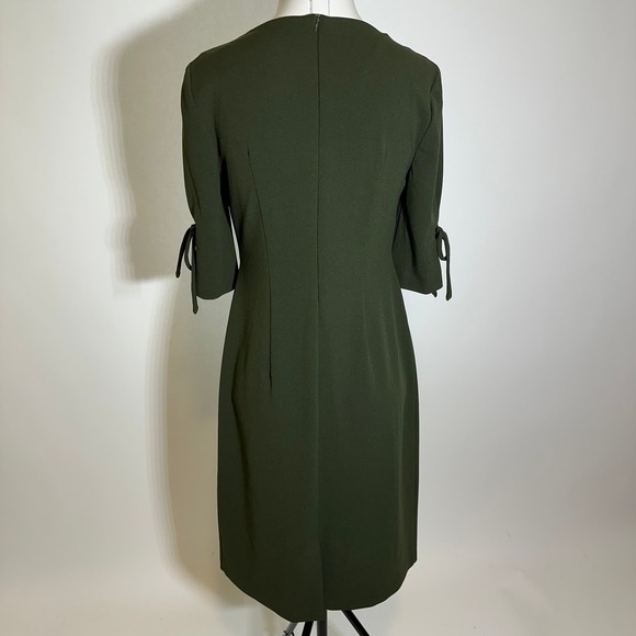 connected apparel | Dresses | Nwt Connected Apparel Olive Green Tie ...